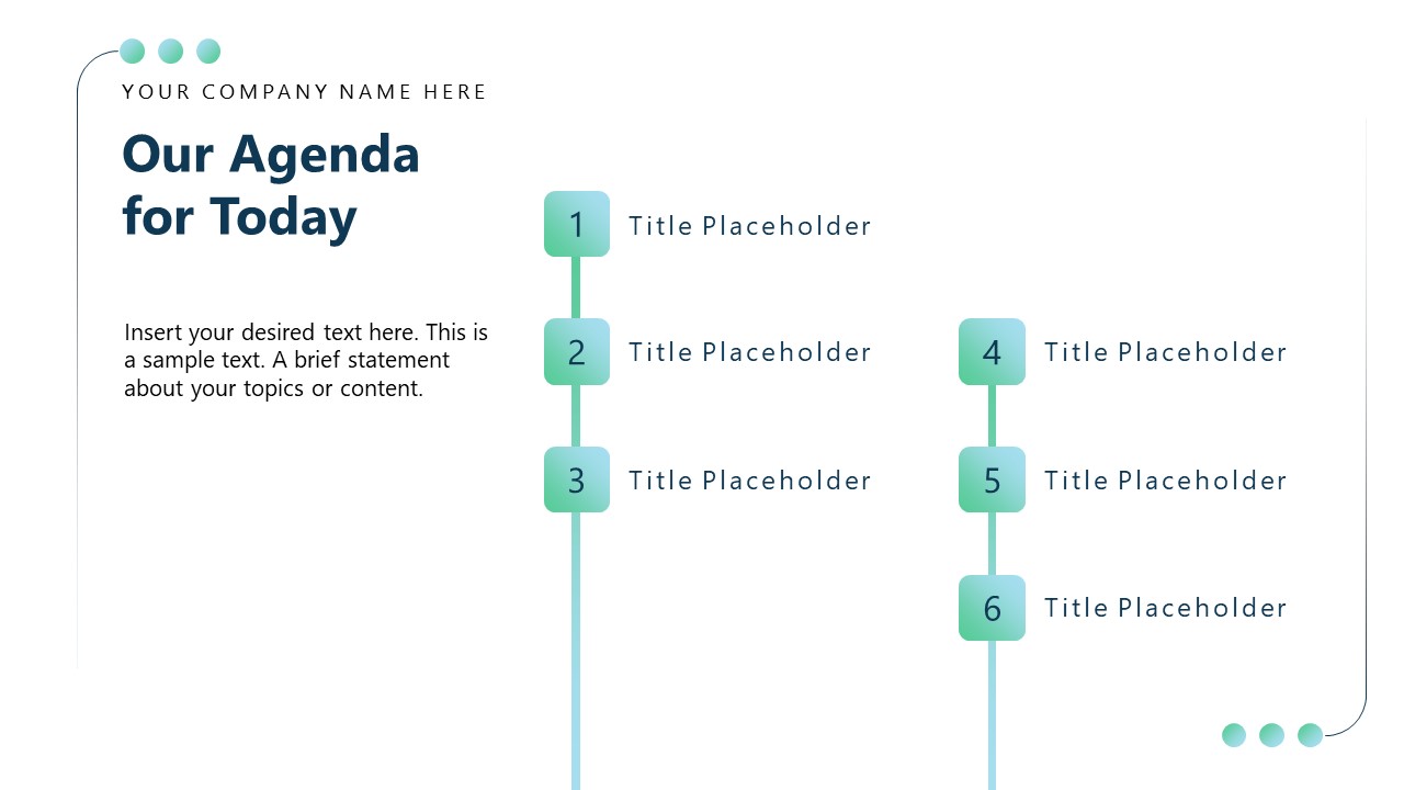 Our Agenda for Today Presentation - Neuro Leadership PPT Template ...