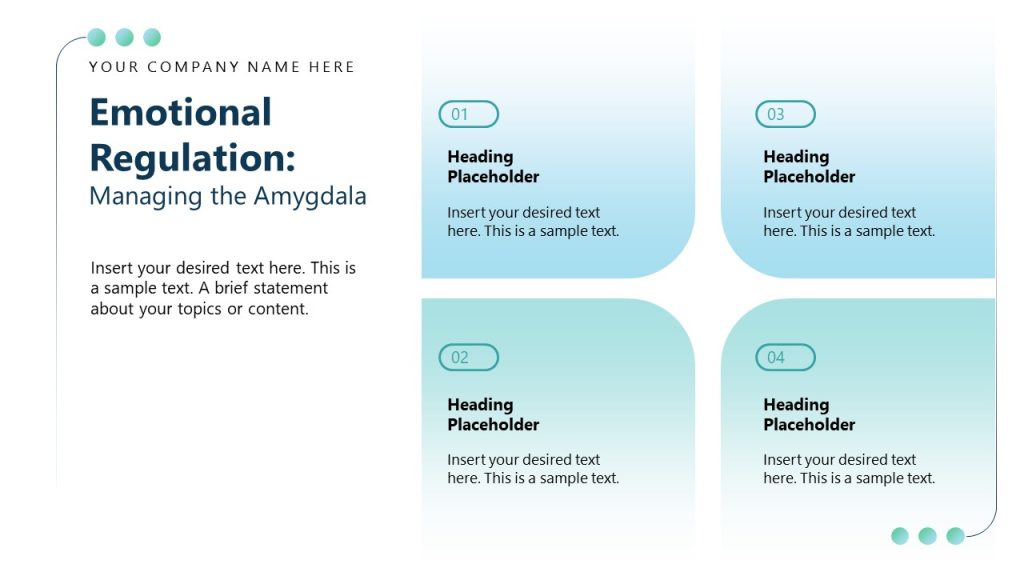 Emotional Regulation Slide - Neuro Leadership Slide Template - SlideModel
