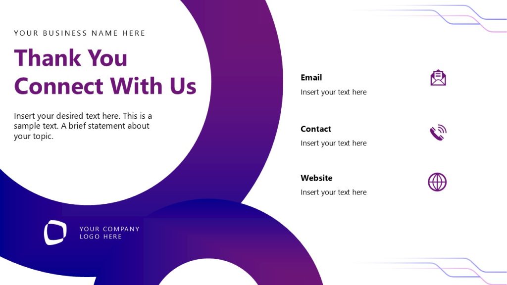 Thank You Slide - AI Transformation Roadmap PPT Template - SlideModel