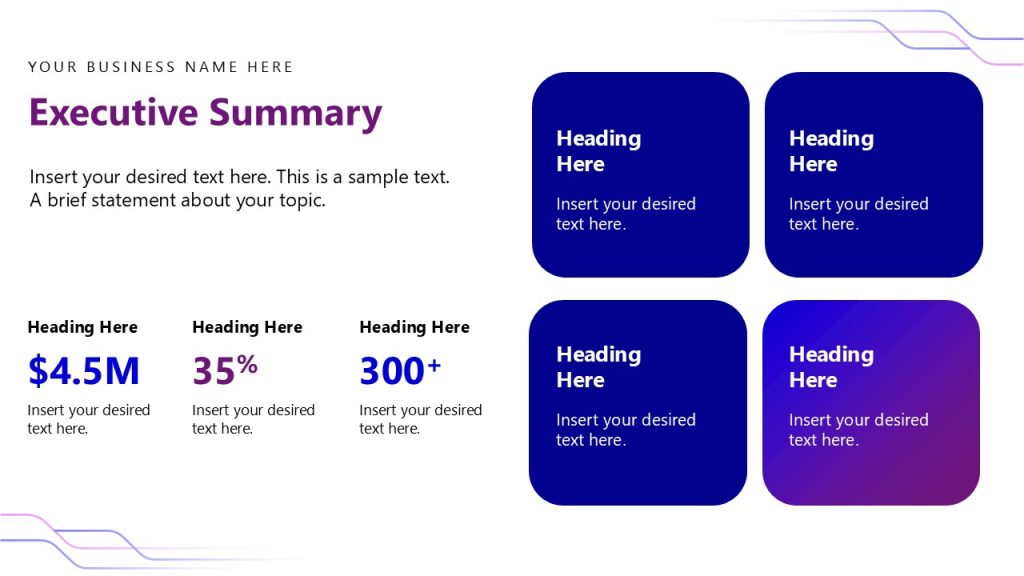 Executive Summary Discussion - AI Transformation Roadmap Slide - SlideModel