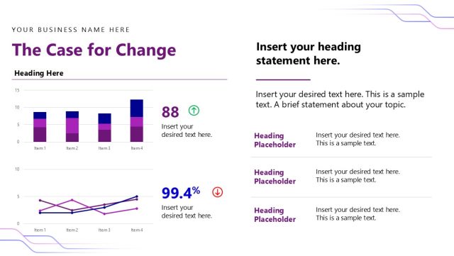 The Case for Change Slide - AI Transformation Roadmap PowerPoint ...