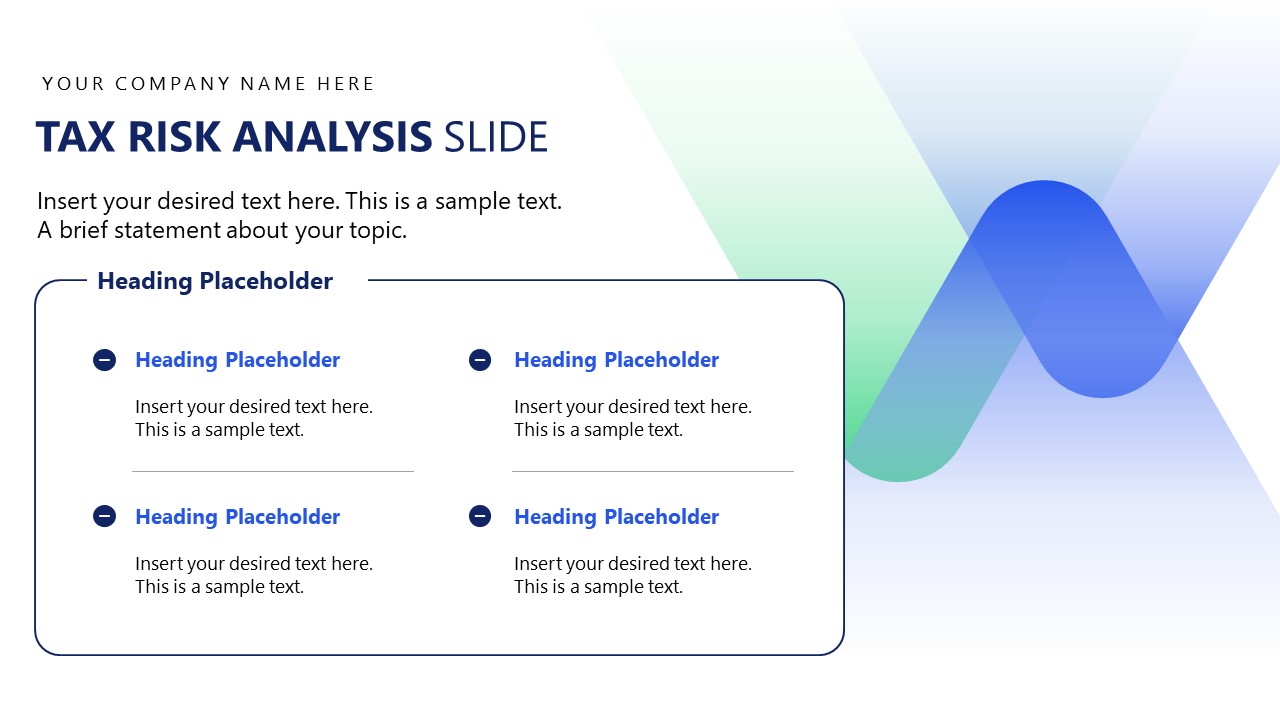 Annual Tax Planning Review PowerPoint Template