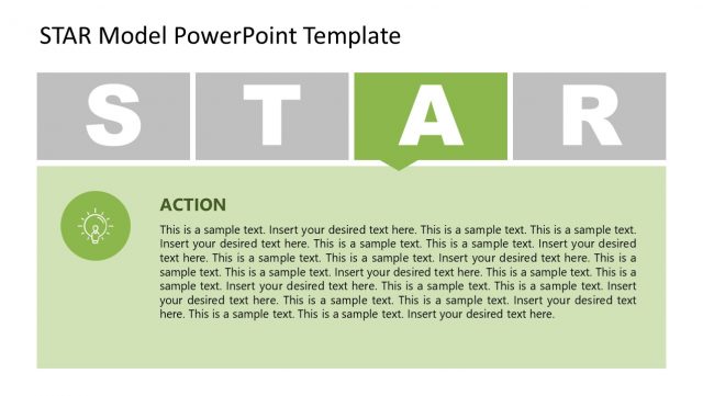 STAR Model Action Slide PowerPoint - SlideModel