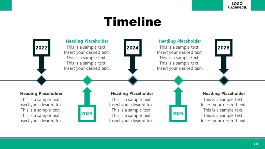 Timeline PowerPoint Executive Presentation - SlideModel