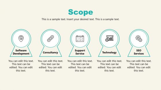 PowerPoint Proposal Scope Template for Shopify Store - SlideModel
