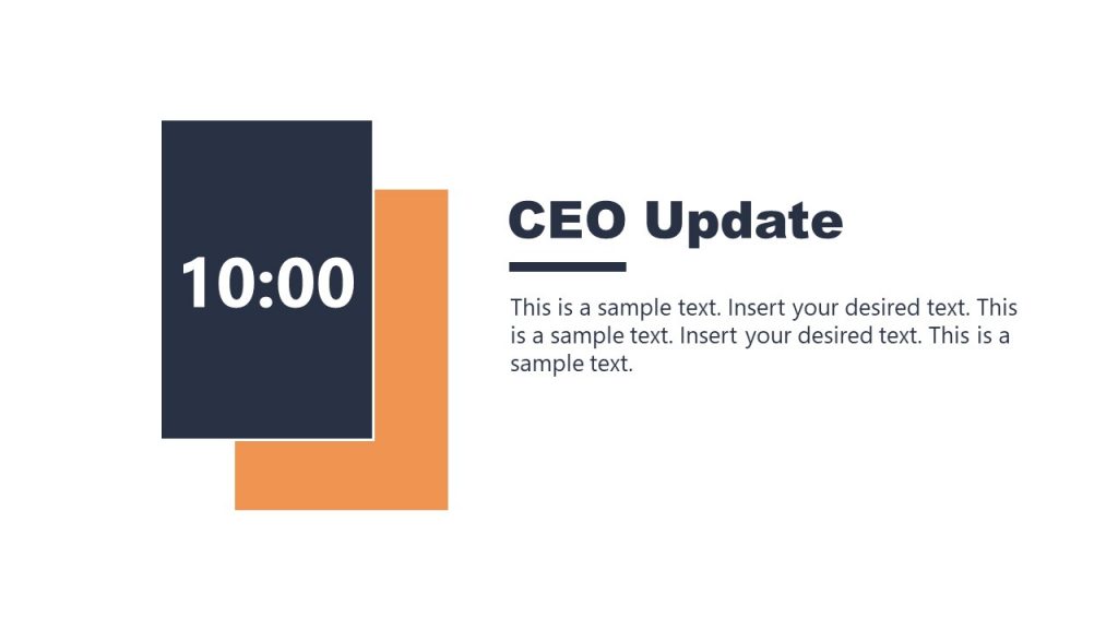 Board Meeting CEO Update PowerPoint - SlideModel
