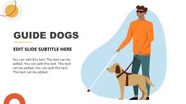 Guide Dogs Slide for Diversity at Work PPT Template - SlideModel