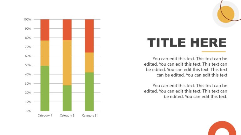 Slide for Data-Driven Bar Graph with Text Box - SlideModel