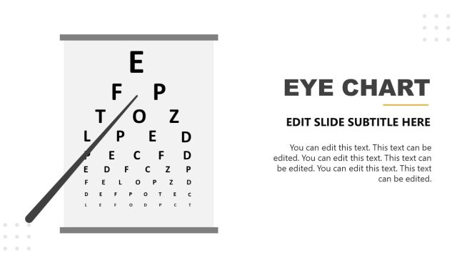 Eye Chart Slide for Eye Structure Presentation - SlideModel