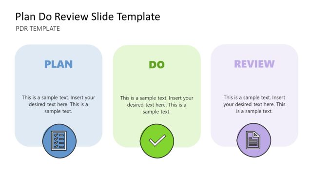 Customizable Plan Do Review Template for PowerPoint - SlideModel