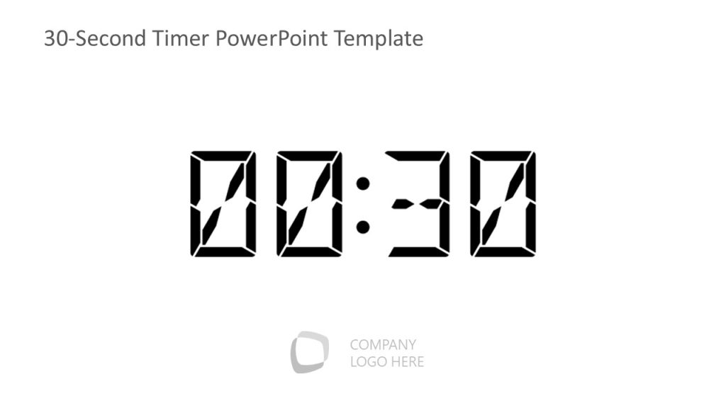 30-Second Timer Presentation Template - SlideModel