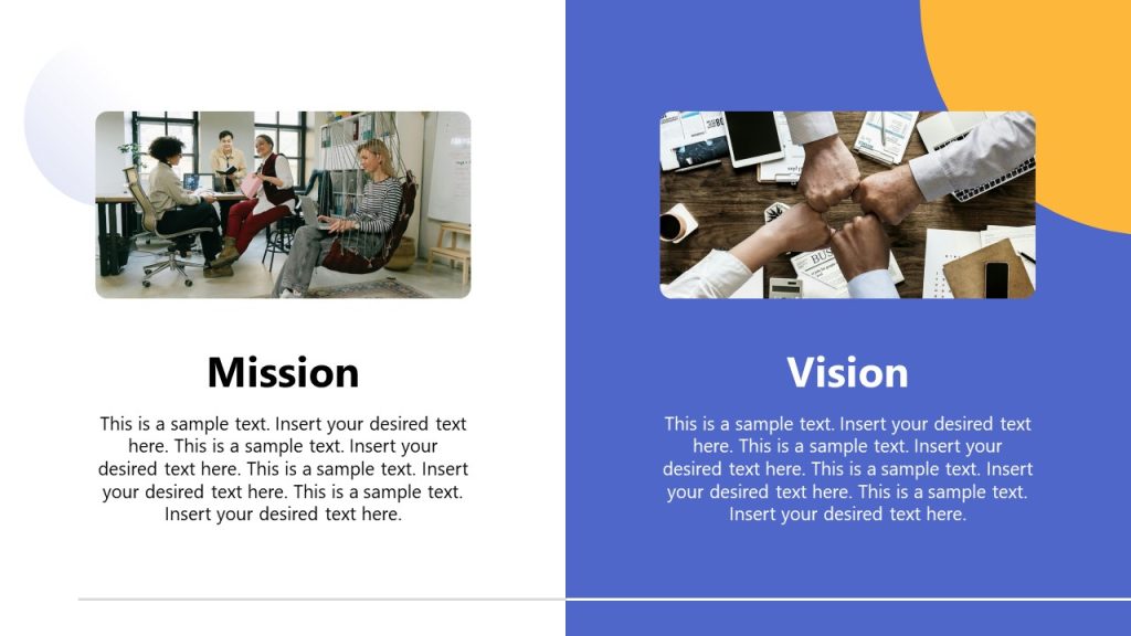 Mission and Vision Slide for PowerPoint - SlideModel