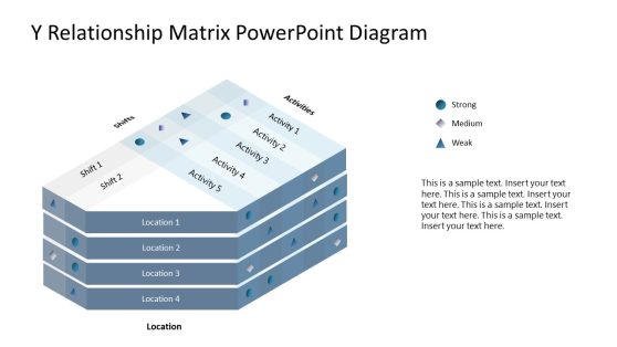Animated Relationship Matrix Template PPT Slide - SlideModel