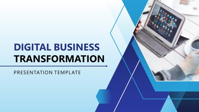 Cover Slide - Digital Business Transformation Presentation Slide ...