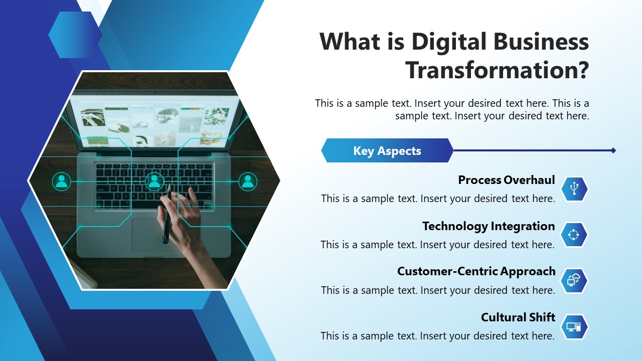 Digital Business Transformation PowerPoint Template