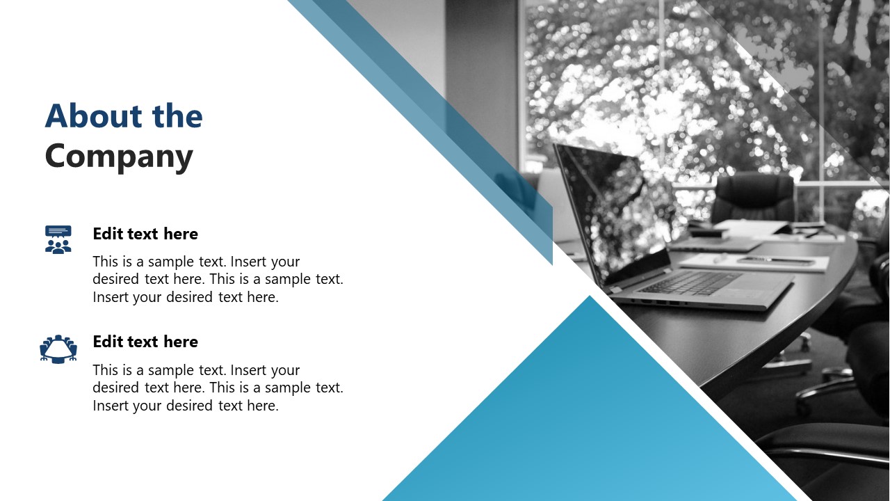 Professional Blue Business PowerPoint Template