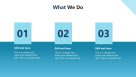 What We Do PowerPoint Template Slide - SlideModel
