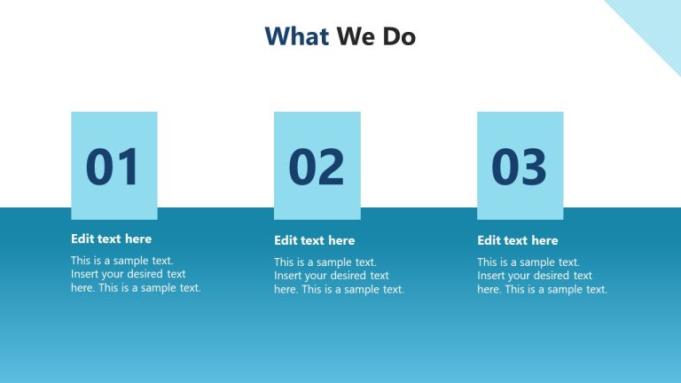 What We Do PowerPoint Template Slide - SlideModel