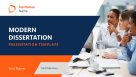Title Slide - Modern Dissertation Template - SlideModel