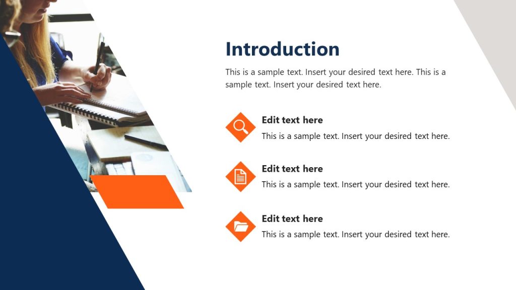 Introduction Slide for Modern Dissertation Presentation - SlideModel