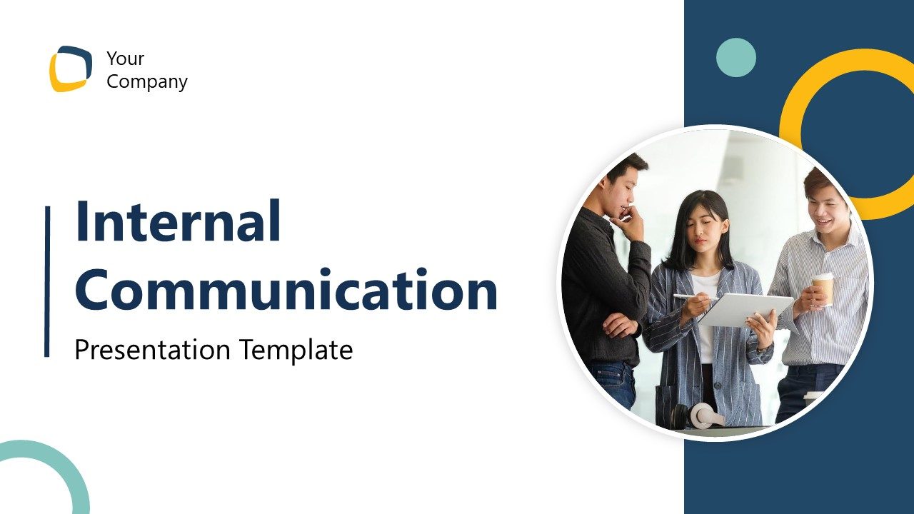 Cover Slide - Internal Communication PPT Template - SlideModel