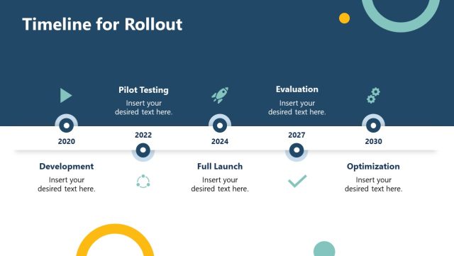 Timeline for Rollout PowerPoint Template - SlideModel