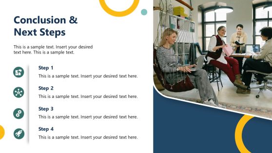 Conclusion & Next Steps - Internal Communication Template - SlideModel