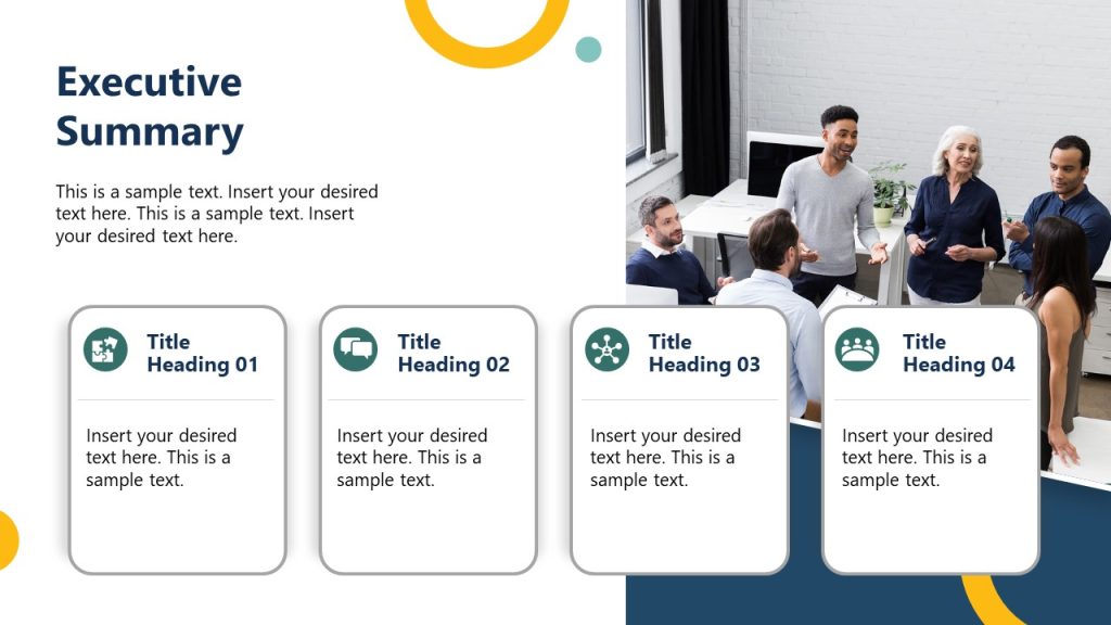 Executive Summary Slide - Internal Communication Template - SlideModel Executive Summary Slide - Internal Communication Template - SlideModel