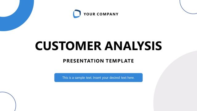 Cover Slide - Customer Analysis PPT Template - SlideModel
