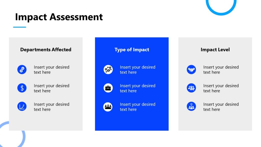 Impact Assessment PPT Slide - SlideModel