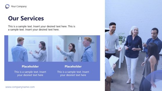 Our Services Presentation Template Slide - SlideModel