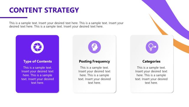 Content Strategy Presentation Template Slide - SlideModel
