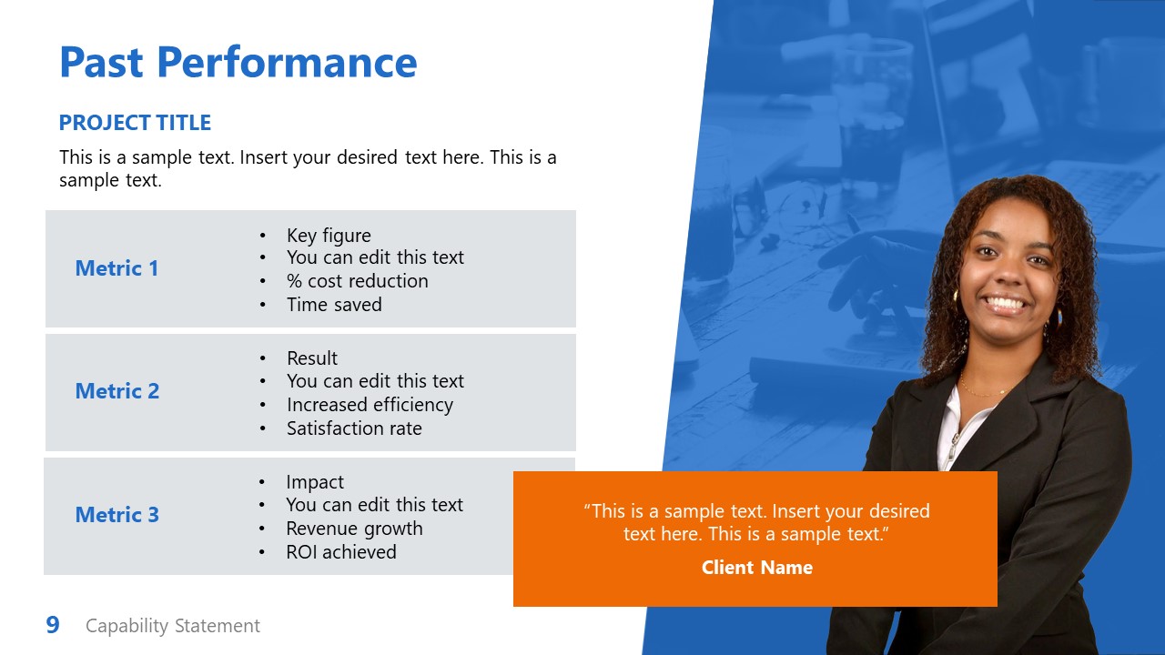 Capability Statement PowerPoint Template