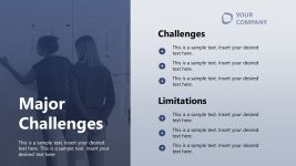 Major Challenges Slide - All Hands Strategy Session - SlideModel