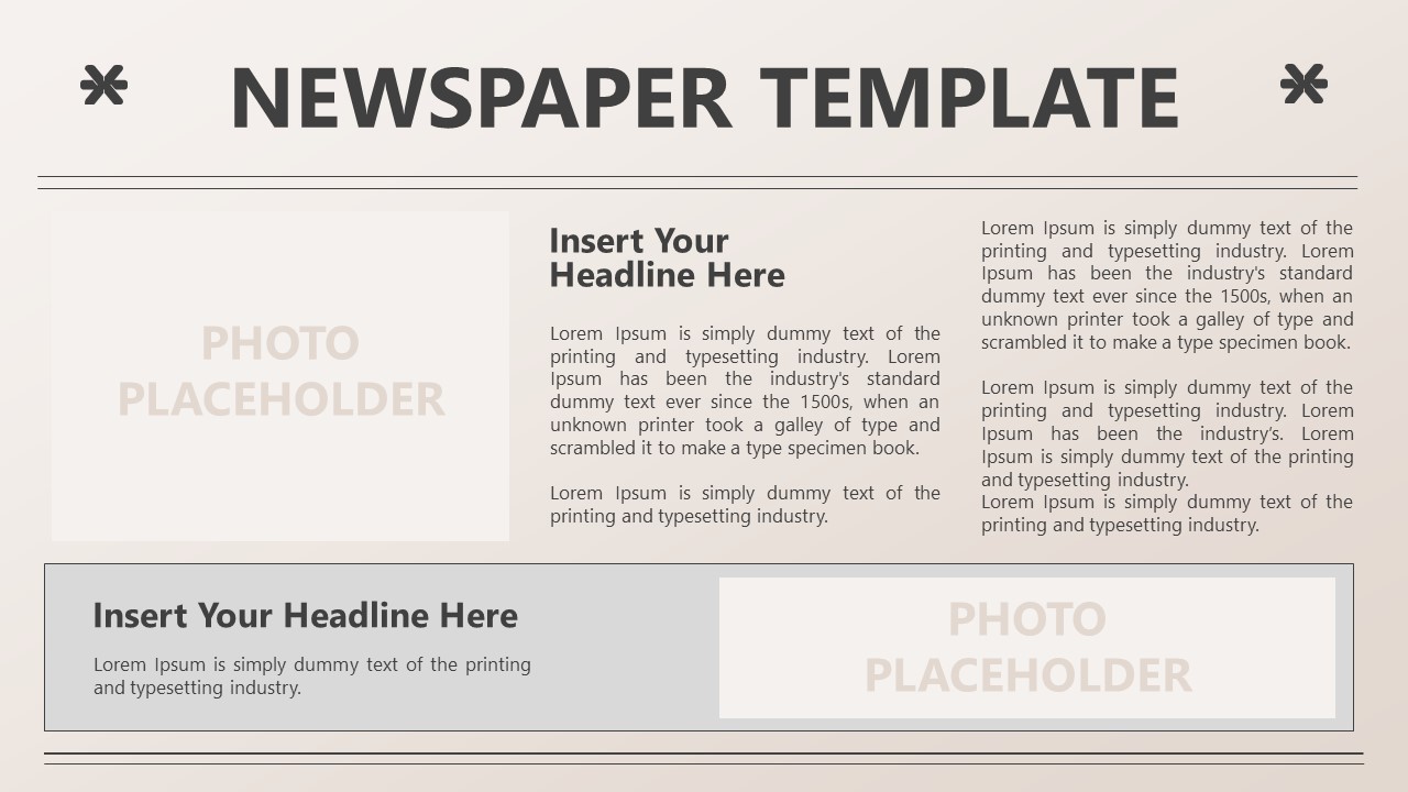 Newspaper PowerPoint Template