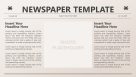 Customizable Newspaper PPT Template - SlideModel