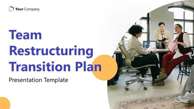 Team Restructuring Transition Plan Template - Cover Slide - SlideModel