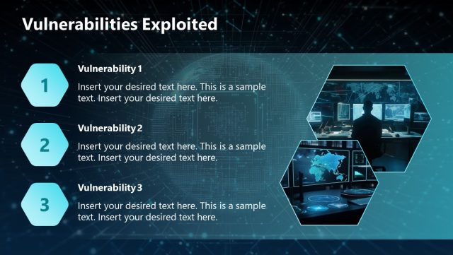 Vulnerabilities Exploited - Cyber Security Case Study Slide - SlideModel