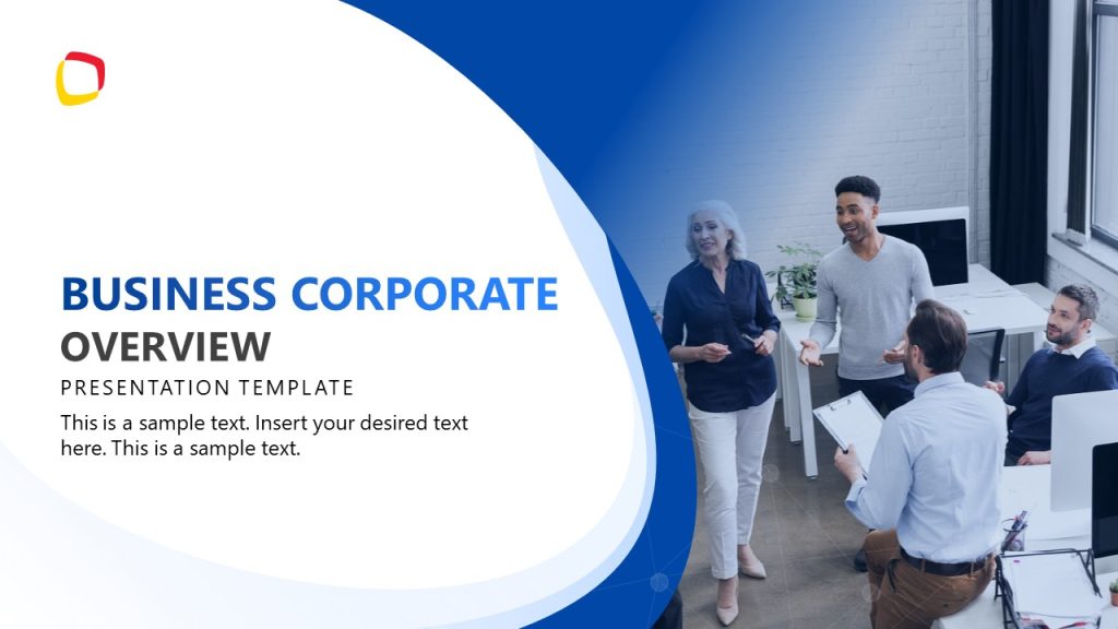 Cover Slide - Business Corporate Overview PPT Template - SlideModel