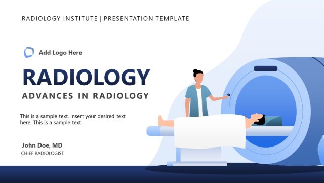 Cover Slide - Radiology PPT Template - SlideModel