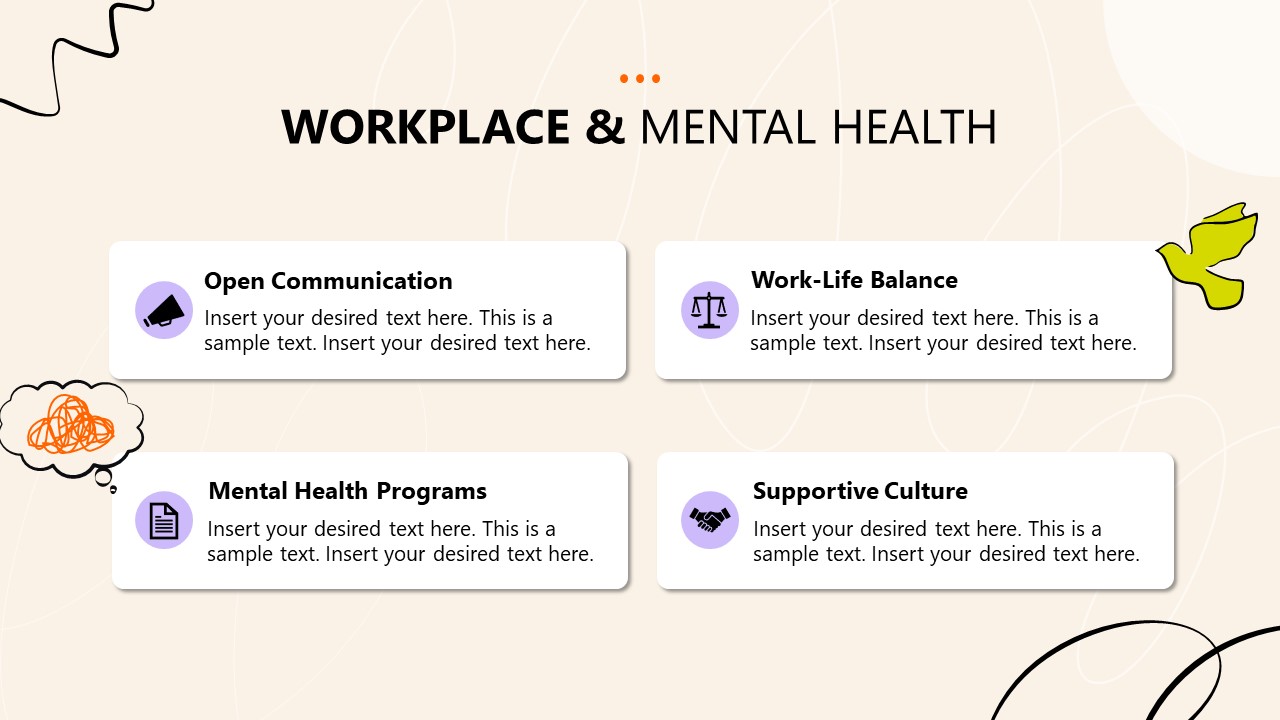 Wellness & Mental Health PowerPoint Template