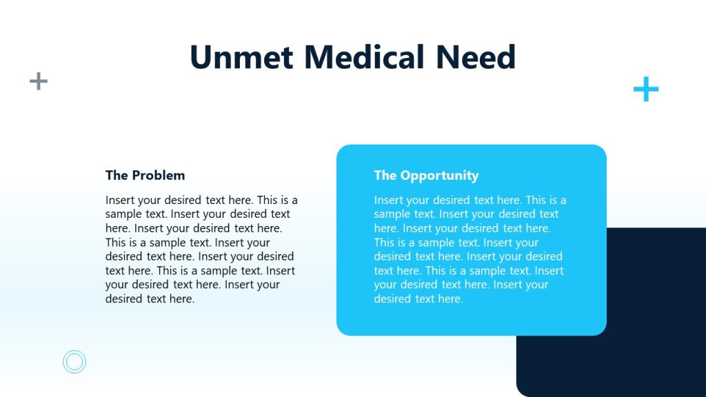 Unmet Medical Needs PowerPoint Slide - SlideModel