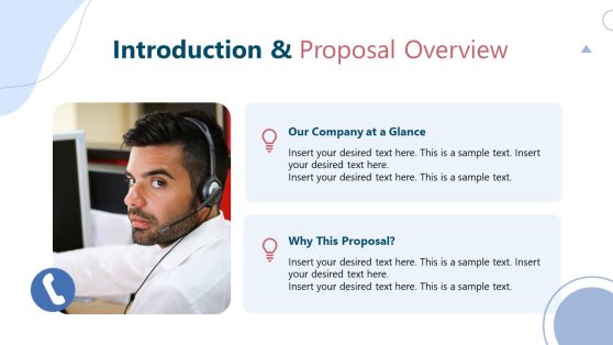 Introduction Slide - Call Center Proposal Template - SlideModel