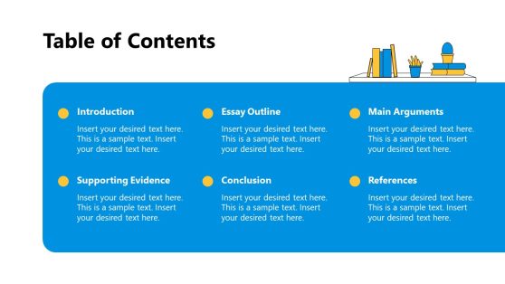 Essay Presentation PPT Slide Template - SlideModel