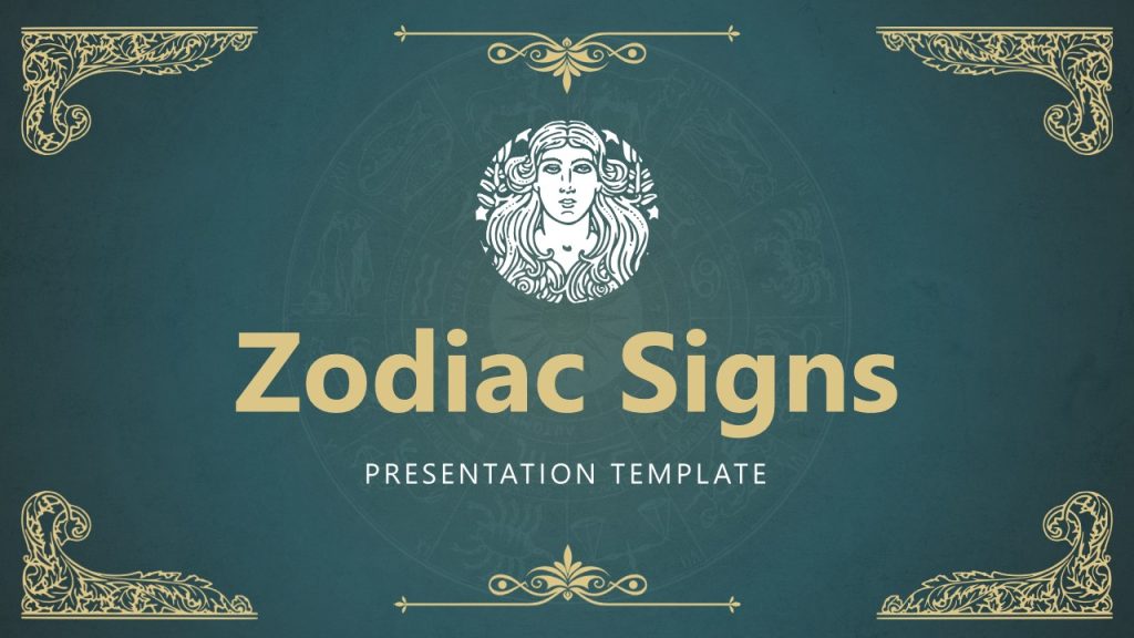 Cover Slide - Zodiac Signs Presentation Template - SlideModel