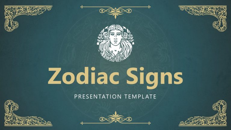 Cover Slide - Zodiac Signs Presentation Template - SlideModel