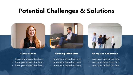 Potential Challenges & Solutions Slide for Presentation - SlideModel