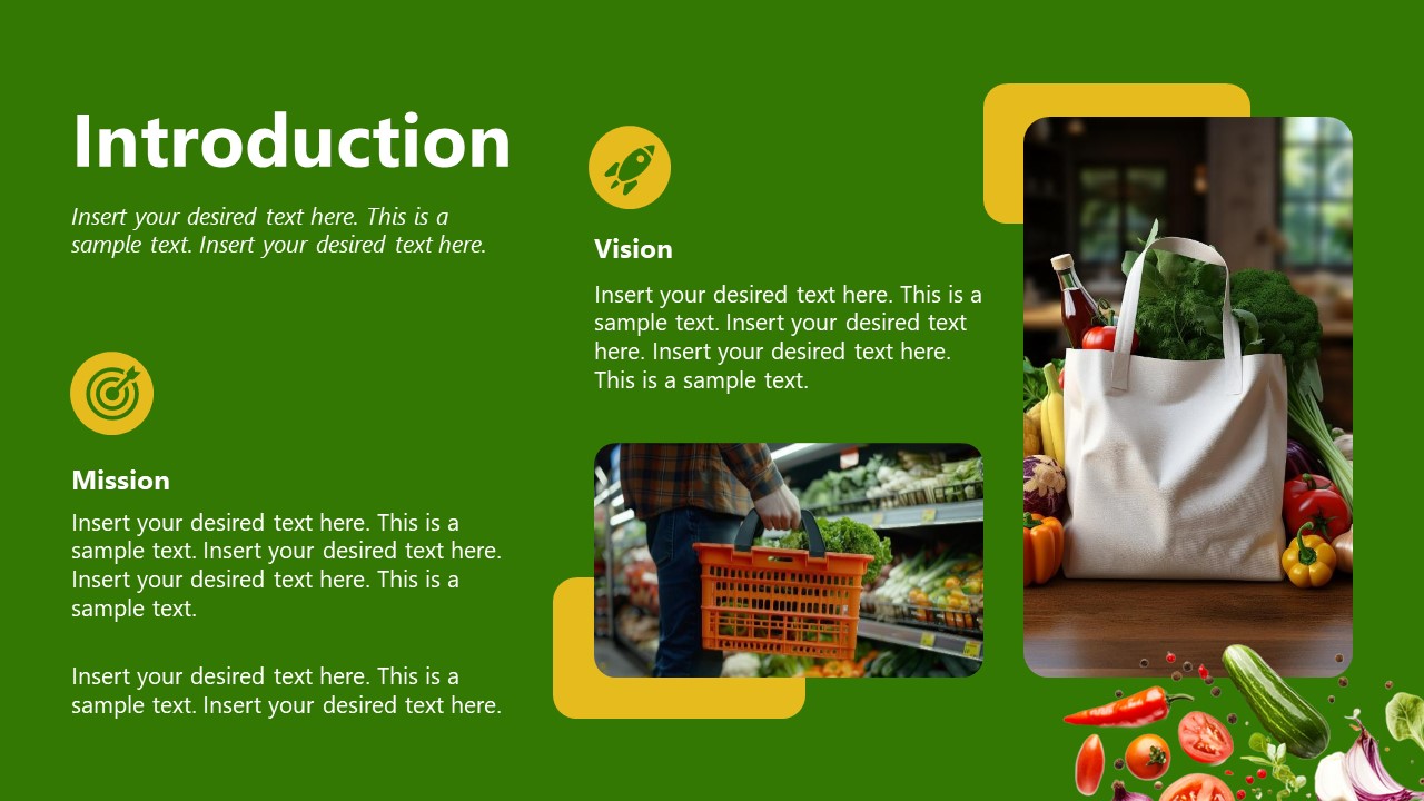 Supermarket PowerPoint Template