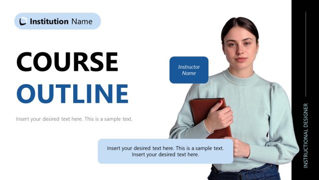 Cover Slide - Course Outline Template - SlideModel