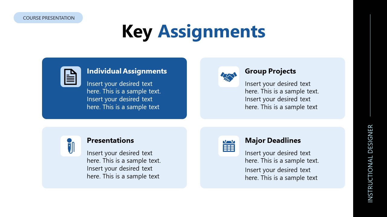 Course Outline PowerPoint Template & Presentation Slides